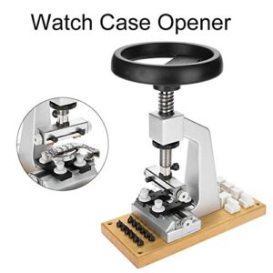 𝐂𝐡𝐫𝐢𝐬𝐭𝐦𝐚𝐬 𝐆𝐢𝐟𝐭 5700 Bench Watch Case Opener Wristwatch Tool Back Opener with 6 Dies For Rolex