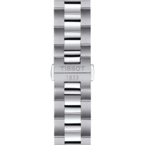 Tissot mens Gentleman Stainless Steel Dress Watch Grey T1274071104100