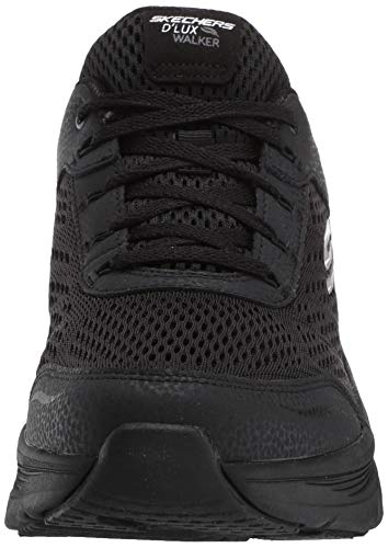 Skechers womens D'lux Walker-infinite Motion Sneaker, Black, 6 US