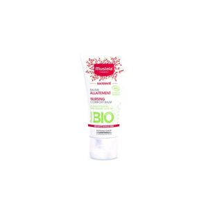 mustela maternity organic nursing comfort balm - nipple cream for breastfeeding with olive oil - clinically proven & safe for pregnancy skincare - fragrance free & vegan - 1.01 fl. oz.