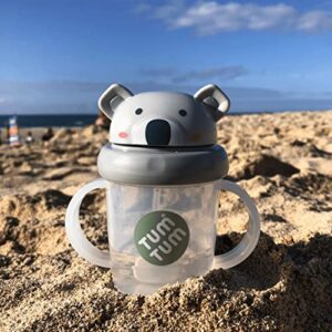 TUM TUM Tippy Up Free Flow Sippy Cup (No Valve), Sippy Cup for Toddlers, 200ml, BPA Free (Kevin Koala)