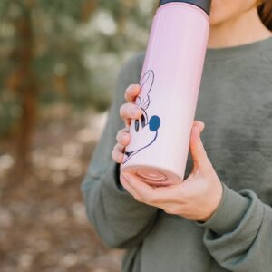 Simple Modern Disney Water Bottle with Straw Lid Vacuum Insulated Stainless Steel Metal Thermos | Gifts for Women Men Reusable Leak Proof Flask | Summit Collection | 22oz Minnie Mouse on Blush