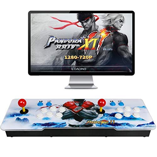 Best brose26800 Classic Arcade Game Machine 2 Players Pandoras Box 11 1280x720 Full HD Video Game Console with Arcade Joystick Support HDMI VGA Output (Black)