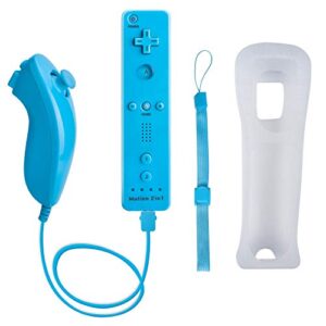 TechKen Wii Controller, Set of 2 Wii Remote with Nunchuck