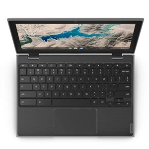 Lenovo 100E Chromebook 2ND Gen Laptop, 11.6" HD (1366 X 768) Display, MediaTek MT8173C Processor, 4GB LPDDR3 RAM, 16GB eMMC TLC SSD, Powervr GX6250, Chrome OS, 81QB000AUS, Black