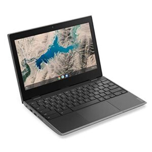 Lenovo 100E Chromebook 2ND Gen Laptop, 11.6" HD (1366 X 768) Display, MediaTek MT8173C Processor, 4GB LPDDR3 RAM, 16GB eMMC TLC SSD, Powervr GX6250, Chrome OS, 81QB000AUS, Black