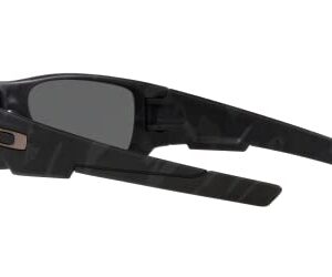 Oakley Men's OO9239 Crankshaft Rectangular Sunglasses, Shadow Camo/Black Iridium Polarized, 60 mm