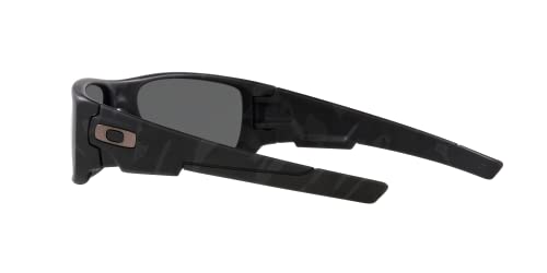 Oakley Men's OO9239 Crankshaft Rectangular Sunglasses, Shadow Camo/Black Iridium Polarized, 60 mm