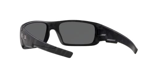 Oakley Men's OO9239 Crankshaft Rectangular Sunglasses, Shadow Camo/Black Iridium Polarized, 60 mm