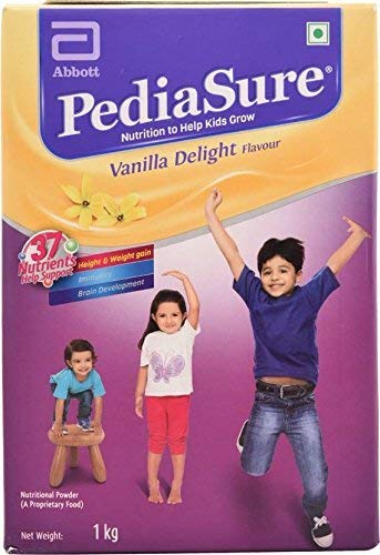 5 packs of 1 KG PediaSure Vanilla Delight 1Kg/35.2Oz - Case - for Kids 2 years to 10 years