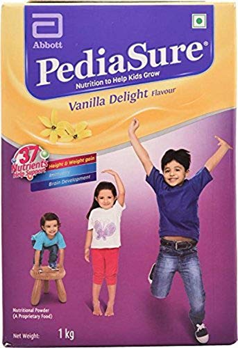 5 packs of 1 KG PediaSure Vanilla Delight 1Kg/35.2Oz - Case - for Kids 2 years to 10 years