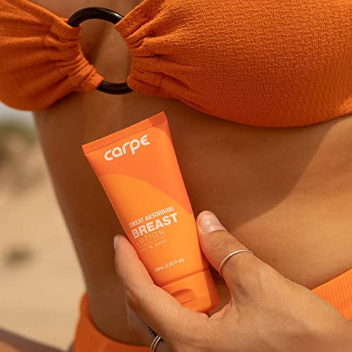 Carpe No-Sweat Breast (Pack of 3) - Helps Keep Your Breasts and Skin Folds Dry - Sweat Absorbing Lotion - Helps Control Under Breast Sweat - Great For Chafing and Stain Prevention