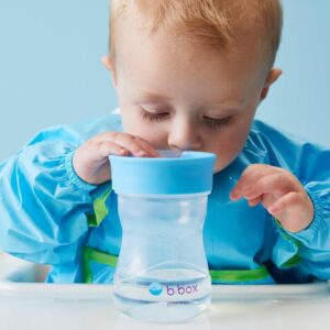 b.box Training Toddler Cup, Ideal Way for Kids to Learn to Drink From A Cup, Color: Blueberry