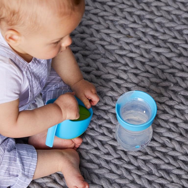 b.box Training Toddler Cup, Ideal Way for Kids to Learn to Drink From A Cup, Color: Blueberry