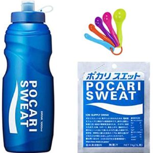 Otsuka Pharmaceutical Pocari Sweat Sweat Squeeze Bottle Bonus Pack -Includes Original Measuring spoon