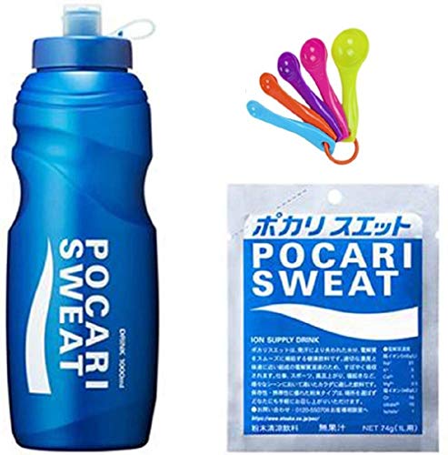 Otsuka Pharmaceutical Pocari Sweat Sweat Squeeze Bottle Bonus Pack -Includes Original Measuring spoon