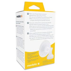 Medela Spare or Replacement PersonalFit Connectors Compatible with Pump in Style Advanced Breast Pump