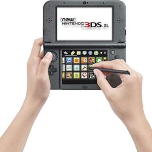 New Nintendo 3DS XL Black Handheld Console and AC Adapter. (Renewed)