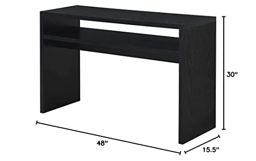 Convenience Concepts Northfield Deluxe Console Table, Black