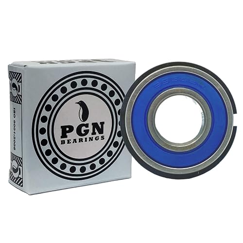 (4 Qty) PGN - 99502HNR Snap Ring & Sealed Ball Bearing - 5/8"x1-3/8"x7/16" - Replacement for Go Kart - Wheel Hub - Mini Bikes and Lawn Mowers