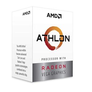 AMD Athlon 3000G 2-Core, 4-Thread Unlocked Desktop Processor with Radeon Graphics