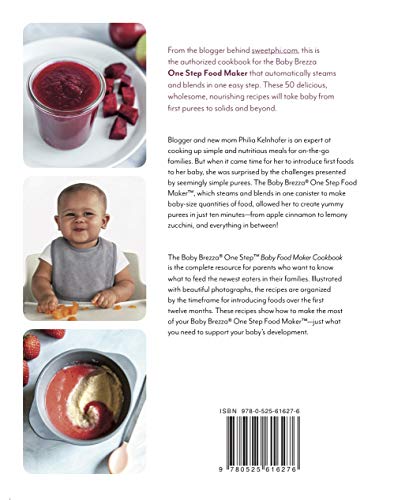 Baby Brezza Organic Baby Food Cookbook - Easy Food Maker Puree and Whole Food Recipes for Your Baby or Toddler