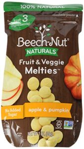 beech-nut melties apple & pumpkin fruit/veggie, 0.11857142857142856 oz