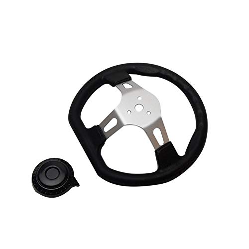 Off-Road Kart Steering Wheel 270mm 3 Spokes Vehicle PU Foam Interior Steering Wheel For Go Kart