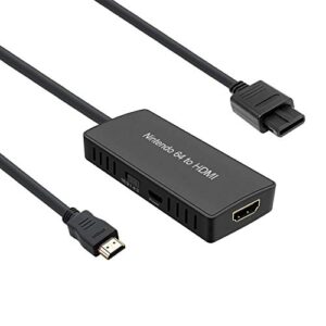 zuzong hdmi cable for n64, support 16:9/4:3 conversion, n64 to hdmi converter, composite with n64/gamecube/snes