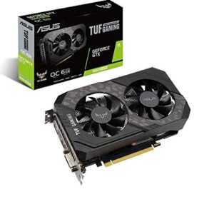 ASUS TUF GeForce GTX 1660 Super Overclocked 6GB Edition HDMI DP DVI Gaming Graphics Card (TUF-GTX1660S-O6G-GAMING)