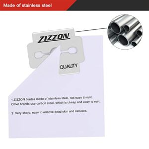 ZIZZON Callus Shaver Replacement Blades 100 Count