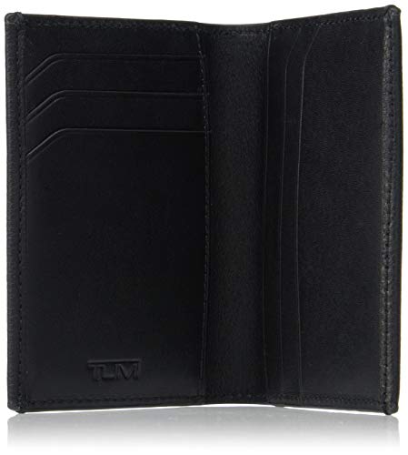 TUMI - Nassau Folding Card Case Wallet for Men - Black Texture