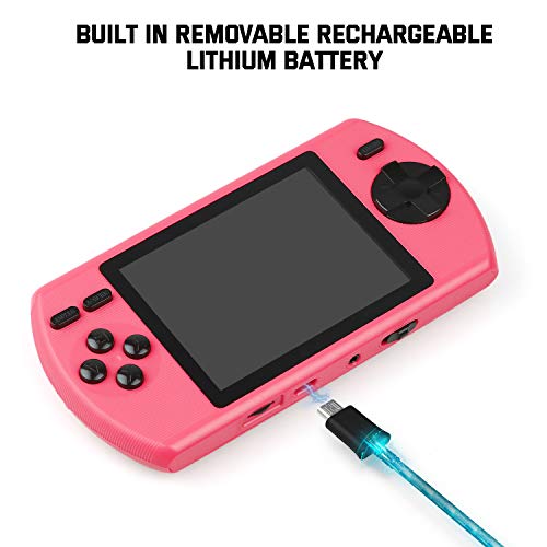 Etpark 500 in 1 Handheld Game Console, Portable Retro Game Player, 3.5-Inch Color Screen Handheld Gameboy, Support TV Two Players , Gift for Kids and Adults