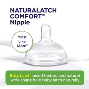 Playtex Baby Naturalatch Comfort Nipples, Medium Flow, 2 Count