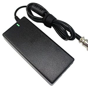 LNOCCIY 48W 24V 2A Scooter Battery Charger for Razor E100 E200 E300 MX350 ZR350 PR200 for Razor Ground Force;Razor Pocket Mod;Sunl Scooter;Mini Chopper;Dirt Quad Bike;Pocket Mod Cable