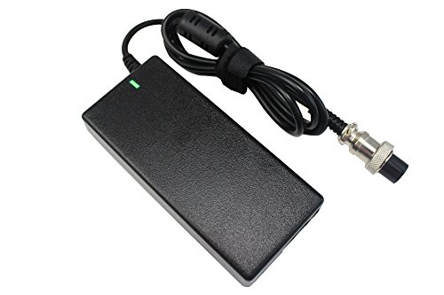 LNOCCIY 48W 24V 2A Scooter Battery Charger for Razor E100 E200 E300 MX350 ZR350 PR200 for Razor Ground Force;Razor Pocket Mod;Sunl Scooter;Mini Chopper;Dirt Quad Bike;Pocket Mod Cable