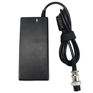 LNOCCIY 48W 24V 2A Scooter Battery Charger for Razor E100 E200 E300 MX350 ZR350 PR200 for Razor Ground Force;Razor Pocket Mod;Sunl Scooter;Mini Chopper;Dirt Quad Bike;Pocket Mod Cable