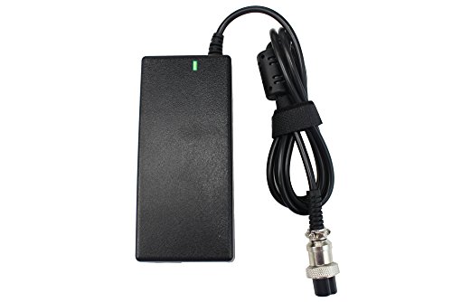 LNOCCIY 48W 24V 2A Scooter Battery Charger for Razor E100 E200 E300 MX350 ZR350 PR200 for Razor Ground Force;Razor Pocket Mod;Sunl Scooter;Mini Chopper;Dirt Quad Bike;Pocket Mod Cable