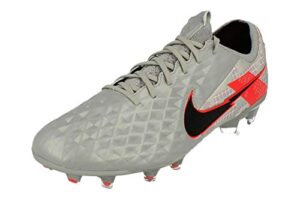 nike legend 8 elite mens football boots cw0518 soccer cleats (uk 7 us 8 eu 41, metallic bomber grey black 906)