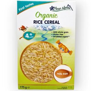 Fleur Alpine Beby Rice Cereal low Allergenic for Babies from 4 months 175g from Germany