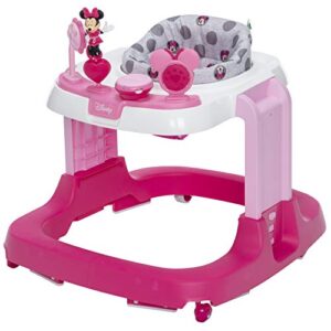 disney baby ready, set, walk! dx developmental walker, minnie grey dots