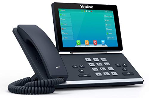 Yealink T57W IP Phone, 16 VoIP Accounts. 7-Inch Adjustable Color Touch Screen (Renewed)