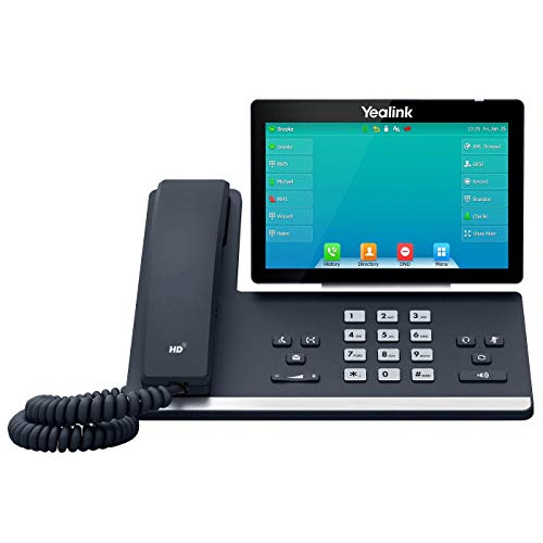 Yealink T57W IP Phone, 16 VoIP Accounts. 7-Inch Adjustable Color Touch Screen (Renewed)