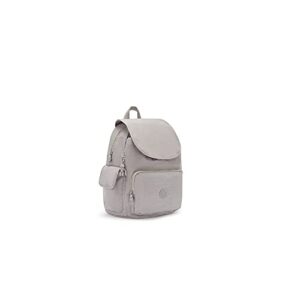 Kipling Women's City Pack Backpack, All-Day Versatile Daypack, Grey Gris, 10.5" L x 14.5" H x 6.75" D