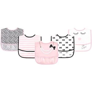 little treasure unisex baby waterproof peva bibs, hello gorgeous, one size