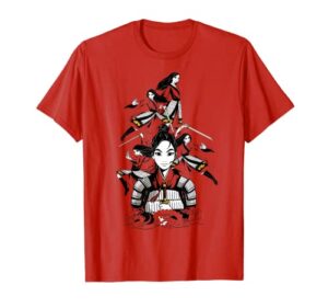 disney mulan live action mulan poses t-shirt