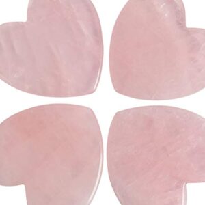 Healifty Guasha Board Scraping Massage Tools Natural Jade Scraping Board for Salon Spa(Heart Shape)