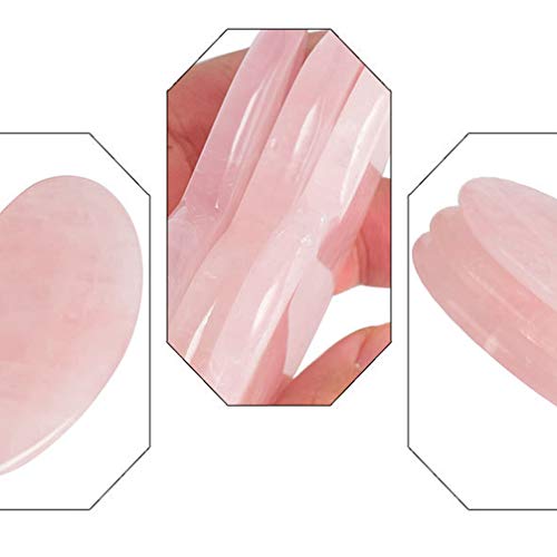 Healifty Guasha Board Scraping Massage Tools Natural Jade Scraping Board for Salon Spa(Heart Shape)