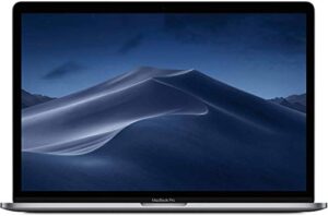 mid 2019 apple macbook pro touch bar with 2.6 ghz intel core i7 six-core (15.4 inches, 16gb ram, 256gb ssd) space gray (renewed)