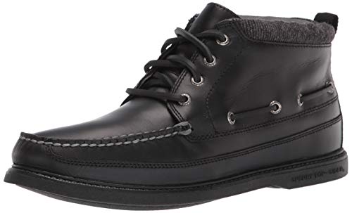 Sperry Men's Gold ao Lug Chukka Boot, Black/Black, 12